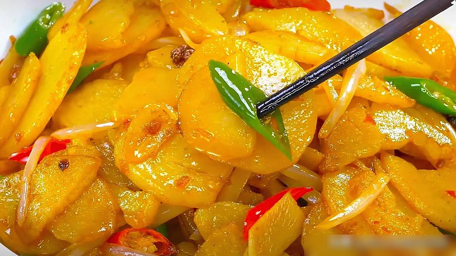 Why do dry pot potato slice taste good - hot pot factory